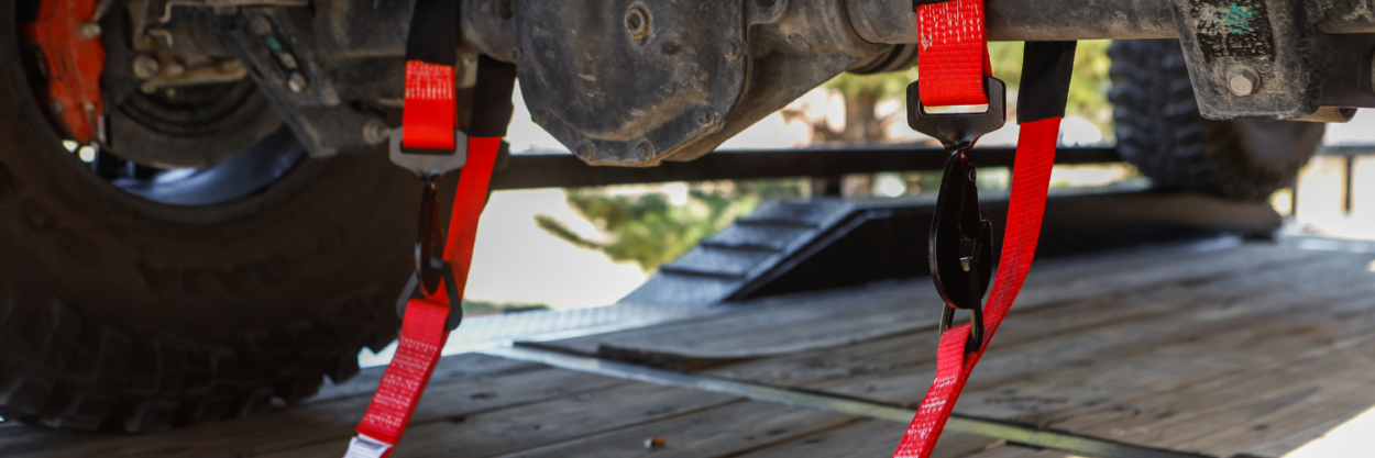 Best Ways to Tie Down Your Car for Hauling | PRP Seats