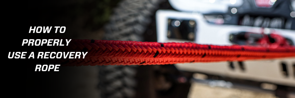 How to Properly Use a Recovery Rope | PRP Seats